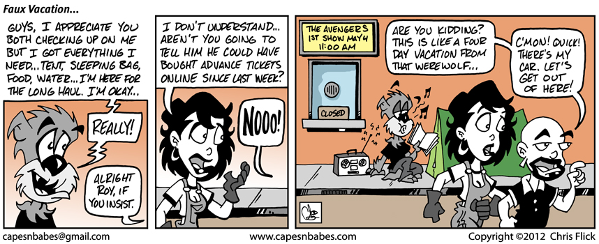 736 Faux Vacation… Capes N Babes