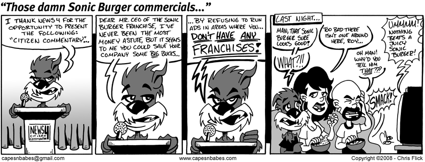 Those damn Sonic Burger commercials… – Capes-n-Babes