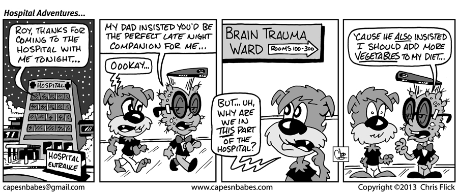 #826 – Hospital Adventures… - Capes-n-Babes